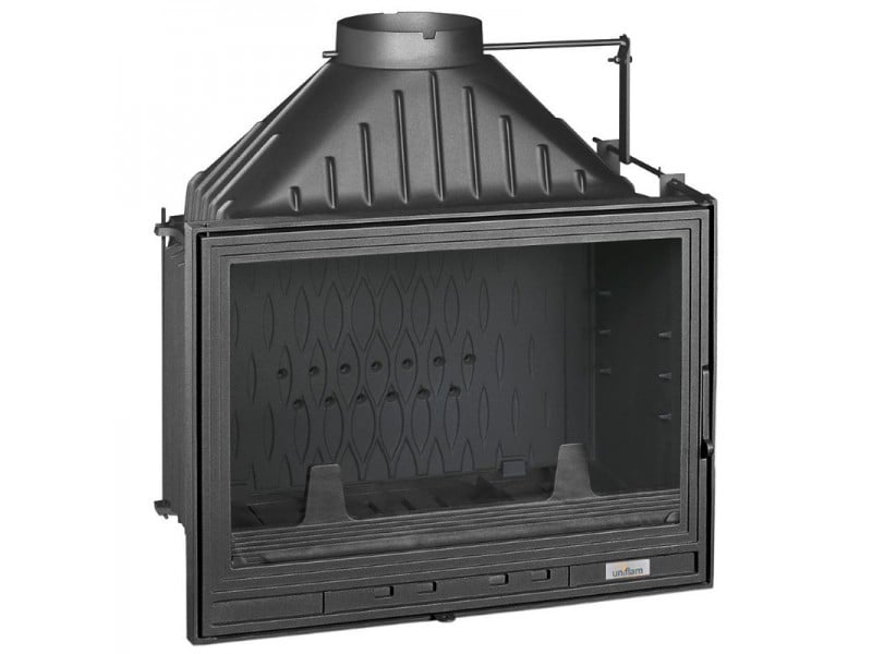 Wkład kominkowy UNIFLAM 700 OPTIMA ECO szyber dolot powietrza ref. 907 ...